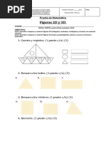 Evaluación de Matemáticas FIGURAS 2D Y 3D | PDF