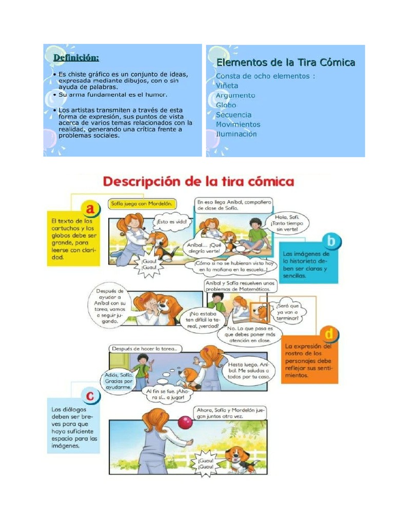 Las Historietas o Tiras Comicas | PDF