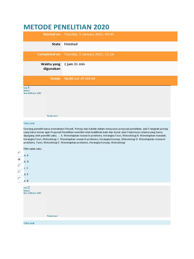 Uas Metpen Fix | PDF