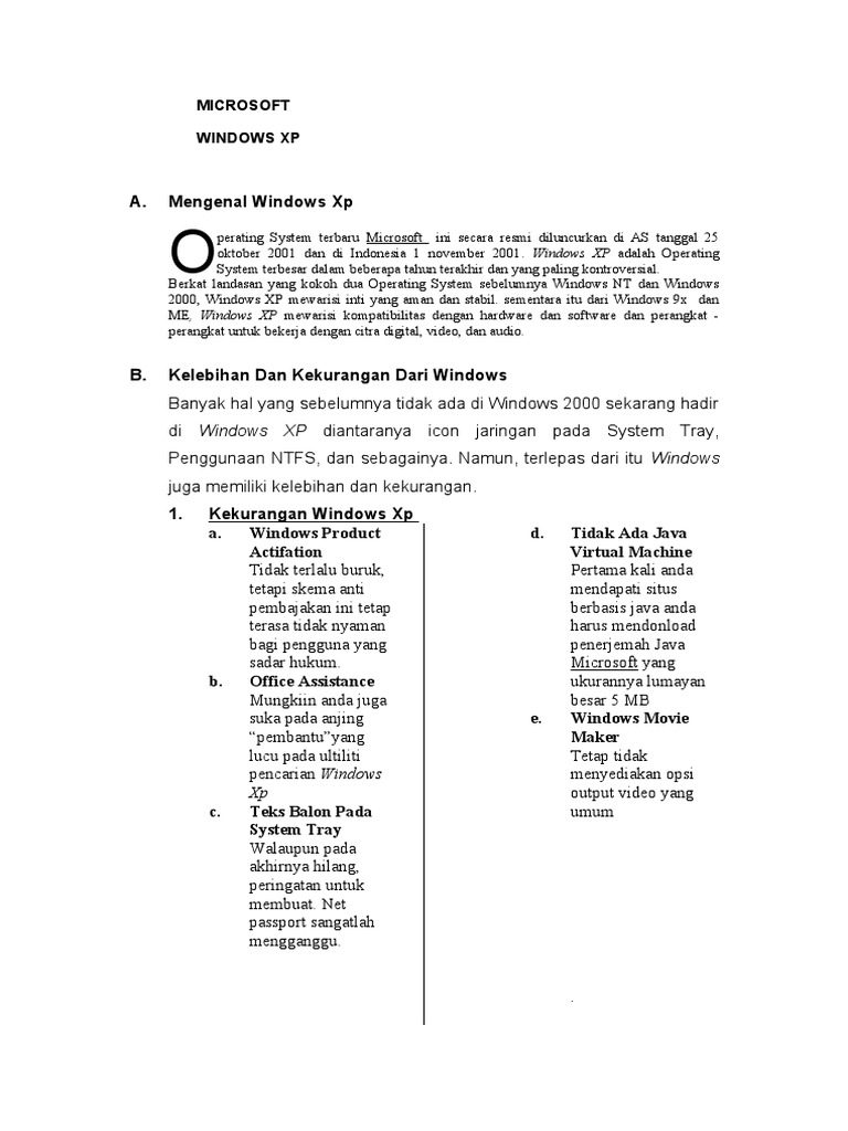 Mengenal Windows XP Edit | PDF