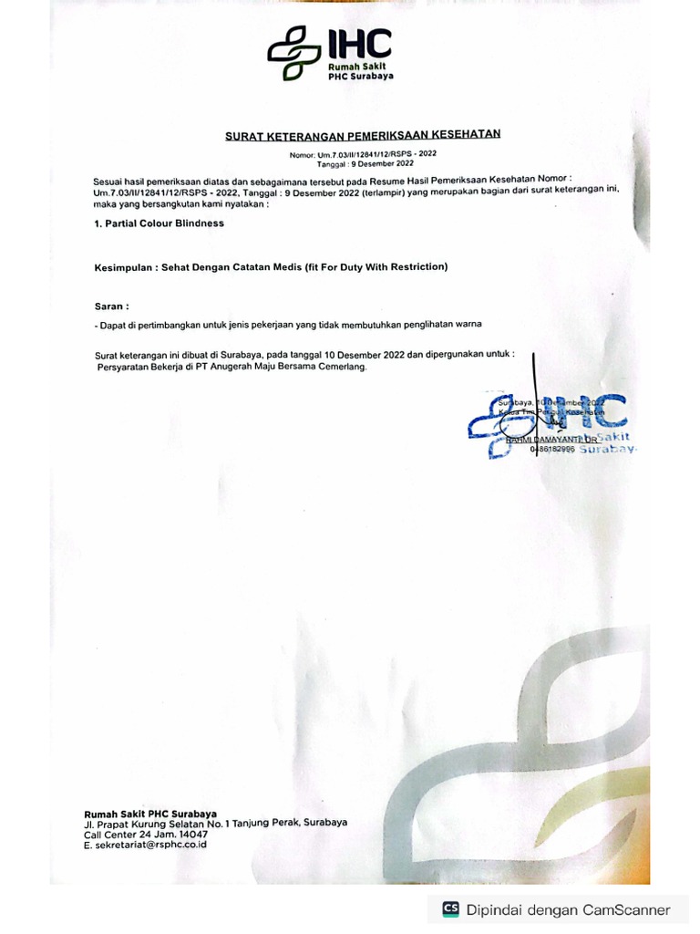 Data IHC Kesehatan | PDF