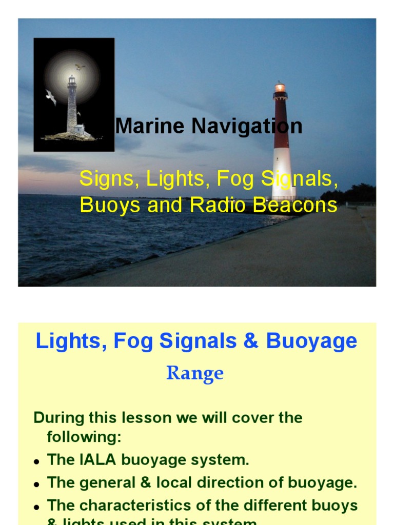Channel Demarcation and Regulation Buoy Signals 2022 | PDF | Navigation