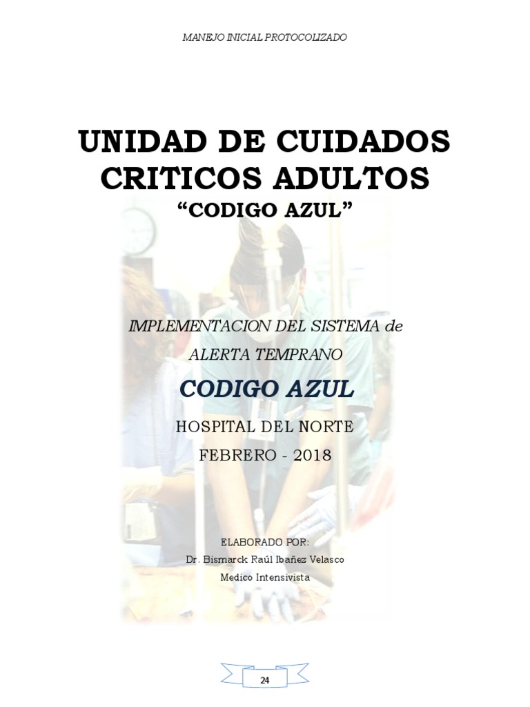 Protocolo Codigo Azul HDN | PDF | Septicemia | Reanimación cardiopulmonar