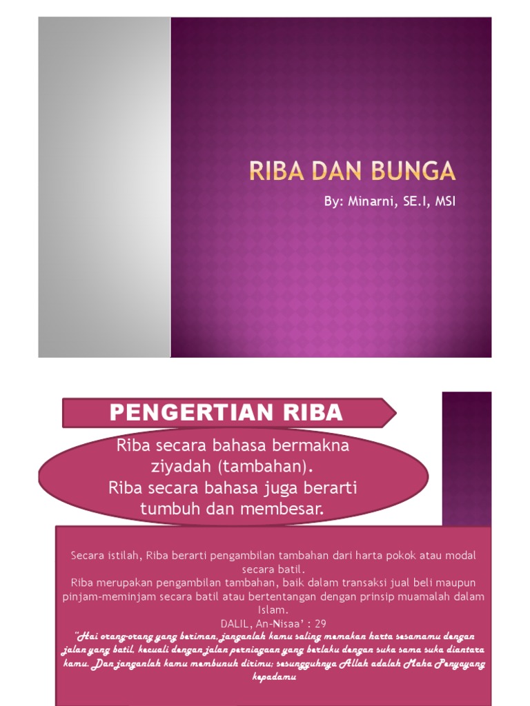 EKIS (14) Riba Dan Bunga | PDF