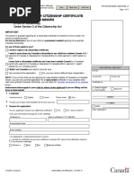 Citizenship Certificate Application Checklist | PDF