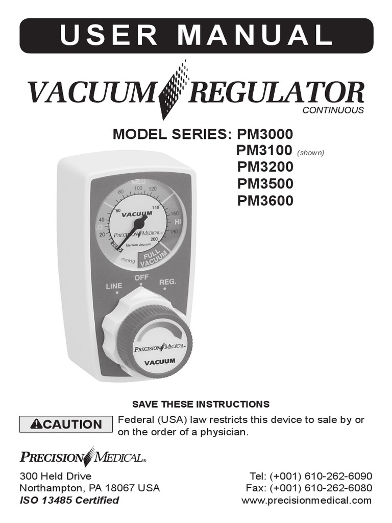 USER MANUAL. MODEL SERIES - PM3000 PM3100 (Shown) PM3200 PM3500 PM3600 ...