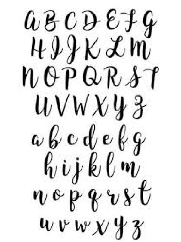 Abecedario Lettering | PDF