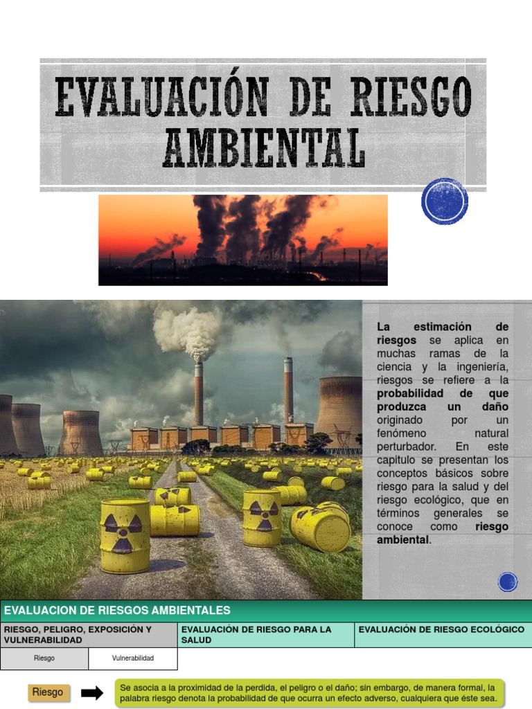 Riesgos Ambientales | PDF | Riesgo | Evaluación de riesgos