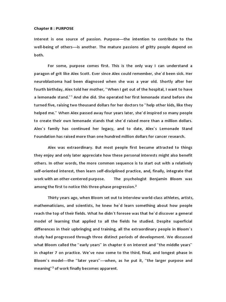 Source Text GRIT | PDF | Psychology