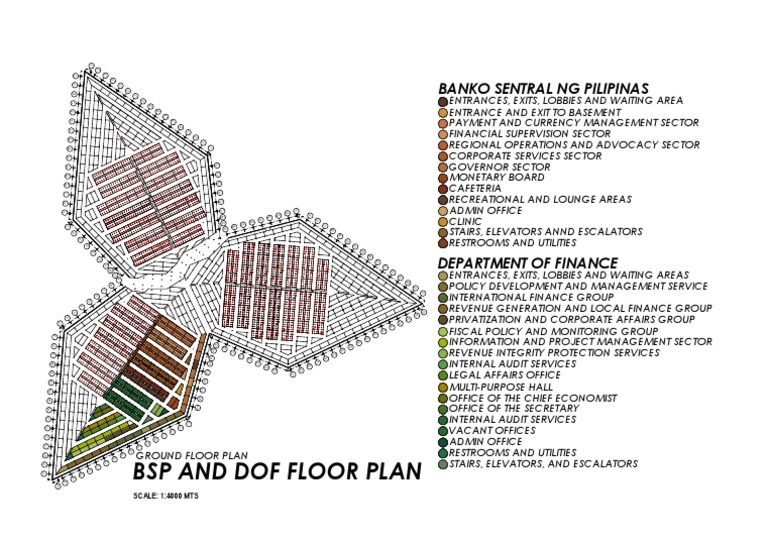 BSP and Dof Floor Plan GF | PDF | Banks | Economies