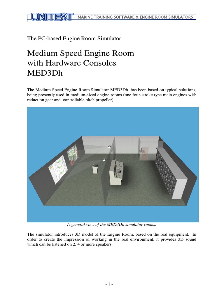 Brochure MED3Dh | PDF | Simulation | Engines