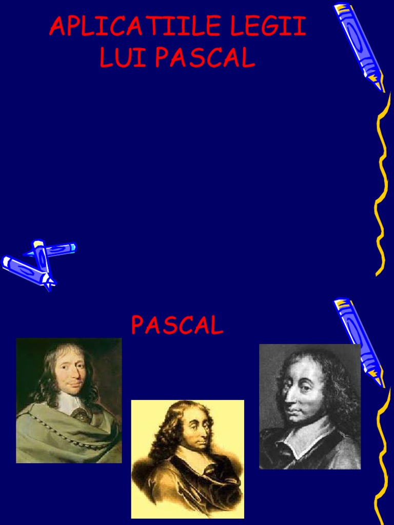 Aplicatiile Legii Lui Pascal | PDF
