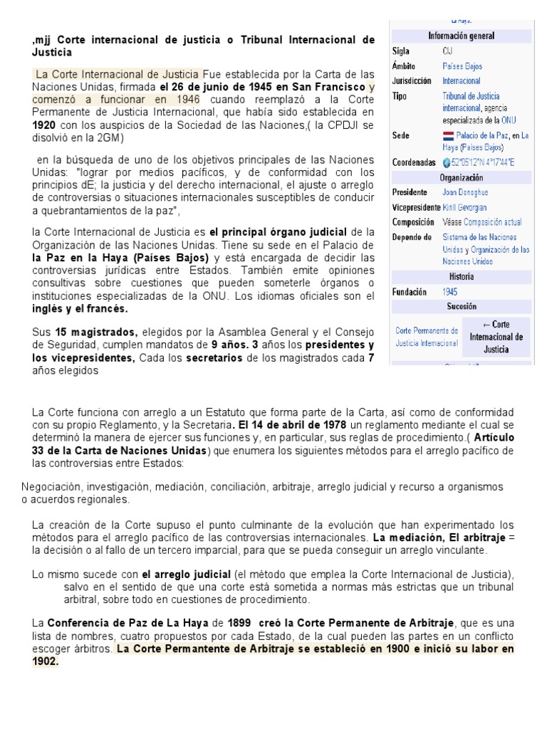 Cij | PDF | Naciones Unidas | Relaciones internacionales