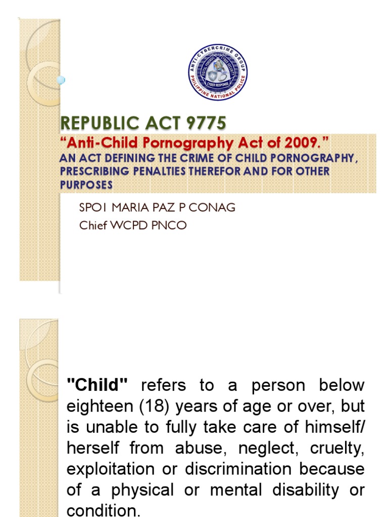 Anti-Child Pornography Act of 2009 | PDF | Child Pornography | Internet