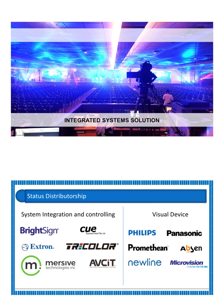 Indovisual Integrated Visual System Solution - Presentation and Case Study New | PDF ...