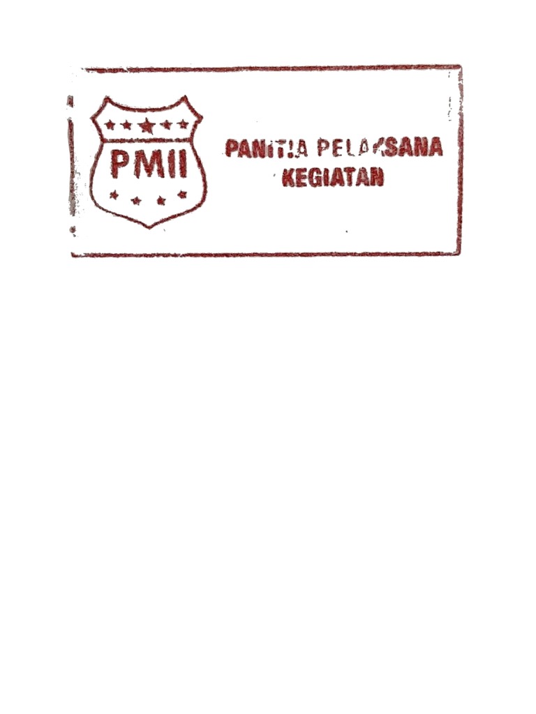Stempel Panitia Kegiatan | PDF