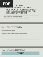 RA 11930: Combatting Online Child Abuse | PDF | Crimes | Crime & Violence