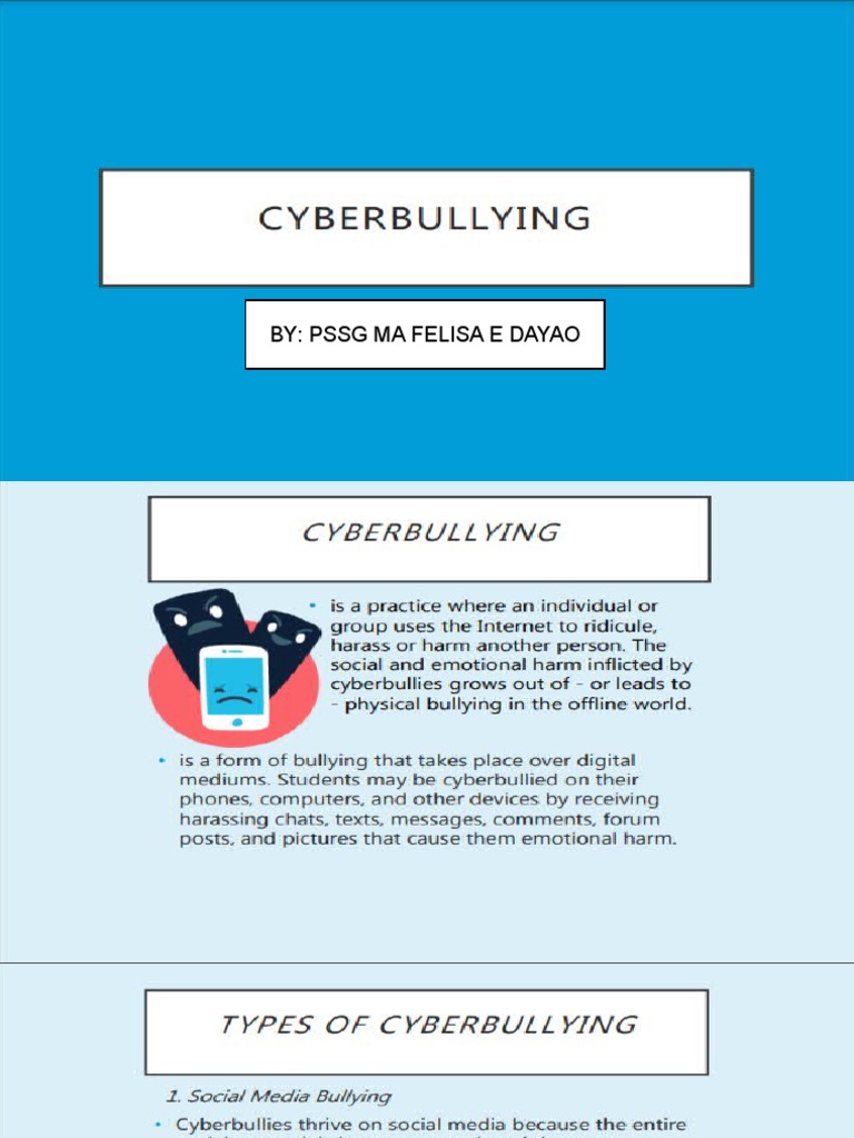 CYBERBULLYING | PDF