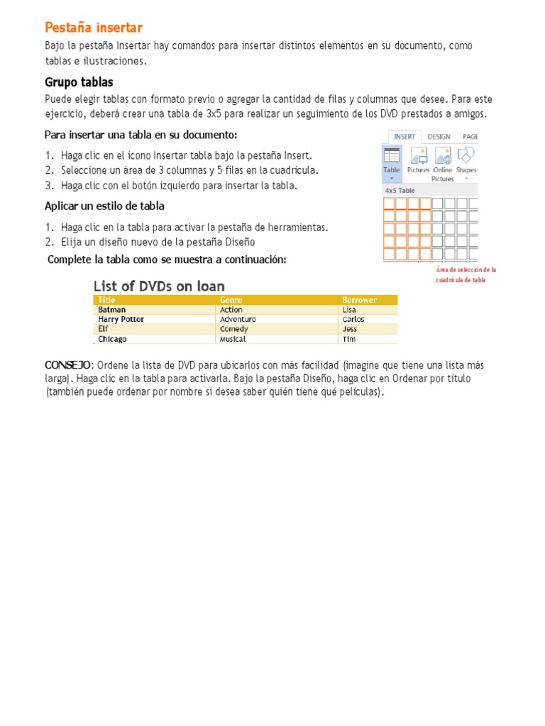 Pestaña insertar | PDF | Ventana (informática) | Informática