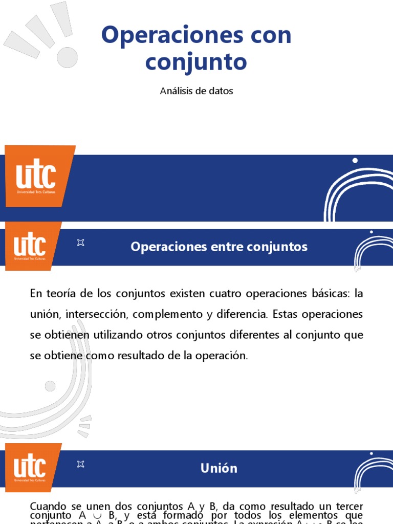 Operaciones Con Conjunto Parte 2 | PDF | Conjunto (Matemáticas ...