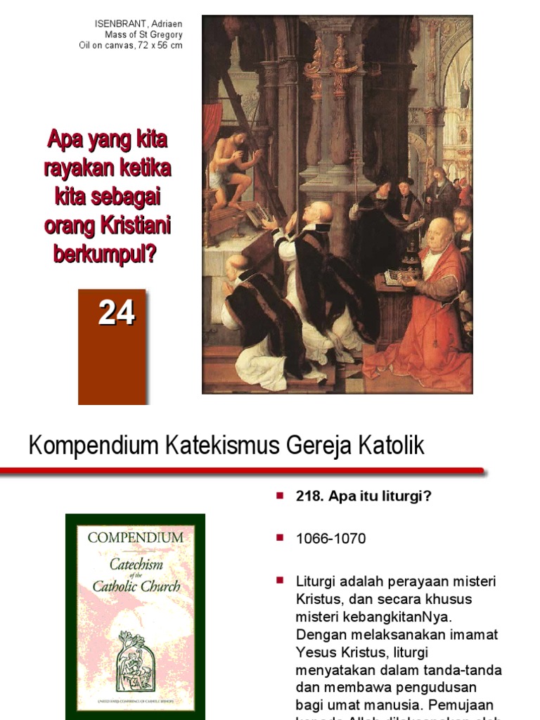 Kompendium 24 Merayakan Liturgi Gereja | PDF | Agama & Spiritualitas