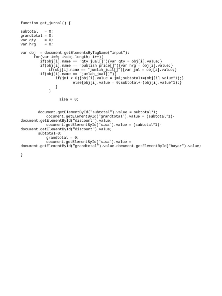 Fungsi Get - Jurnal | PDF