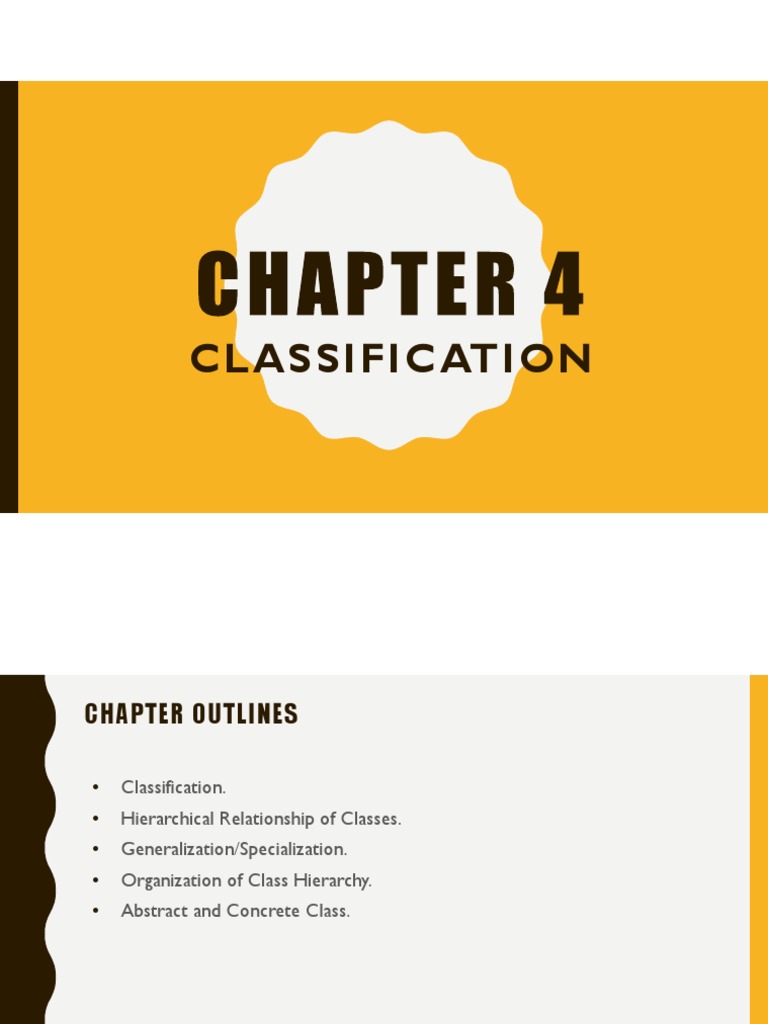 Classification Download Free Pdf Class Computer Programming Inheritance Object Oriented