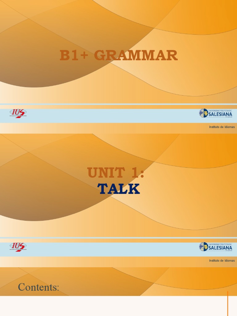 American Empower B1+grammar Unit 3 | PDF | Grammatical Tense | Verb