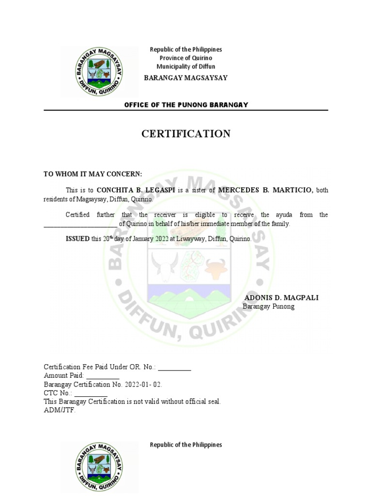 Certification Relationship | PDF