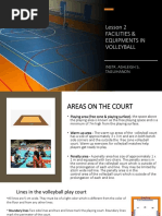 Lesson 2 Volleyball Equipment | PDF | Volleyball | Area