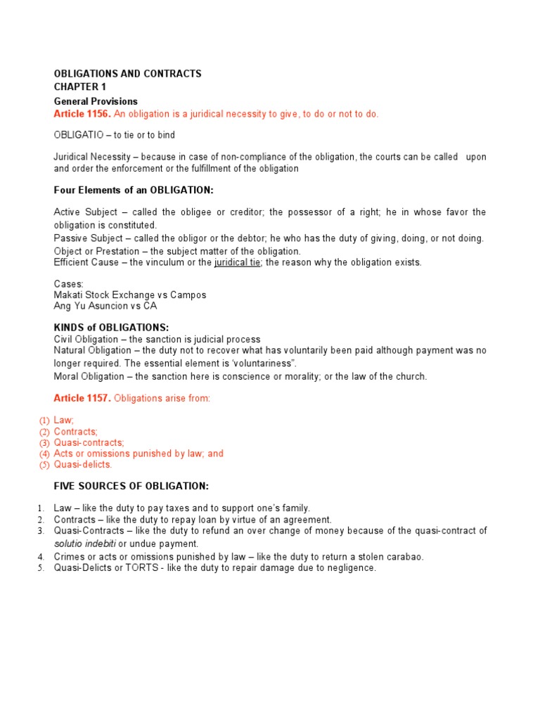 Paras ObliCon Summary | Download Free PDF | Negligence | Damages