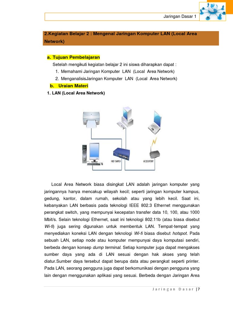 Memahami Jaringan LAN (Local Area Network) | PDF | Teknologi & Rekayasa