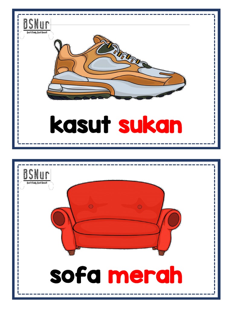 50 Flashcard Rangkai Kata | PDF