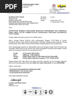 Surat Pindaan Tarikh | PDF