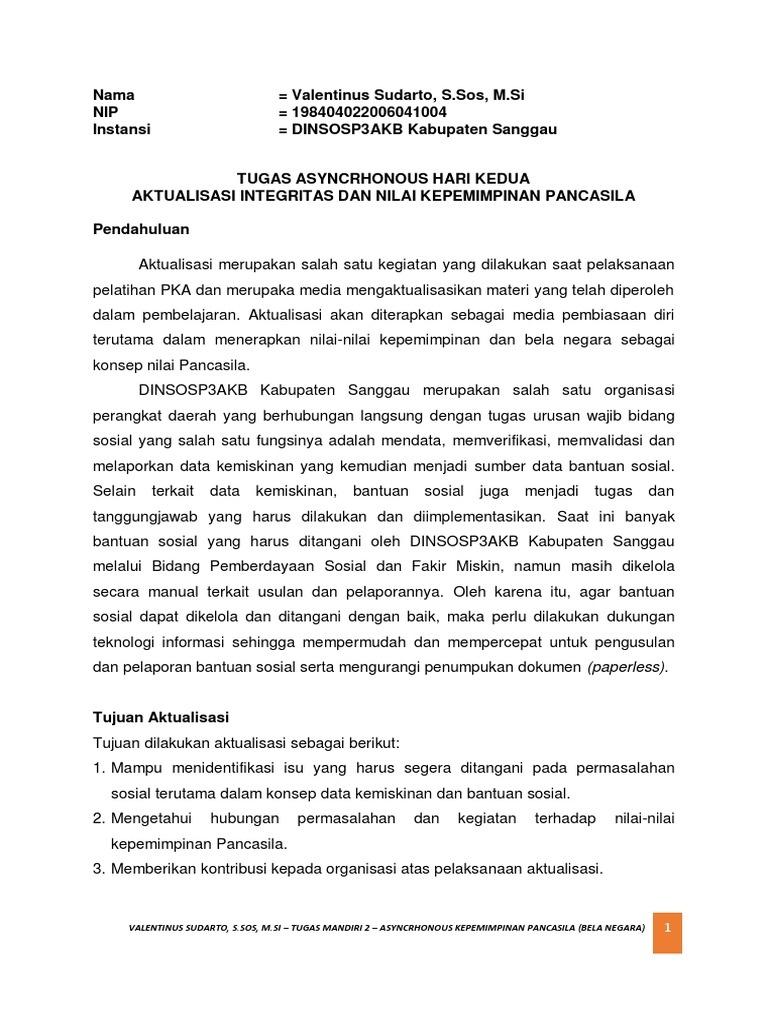 Optimalisasi Bantuan Sosial Sanggau | PDF | Ilmu Sosial | Pengembangan Diri