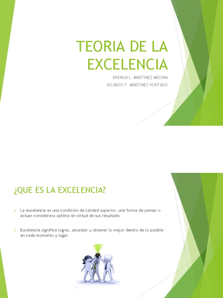 Teoria de La Excelencia | PDF | Economias | Business