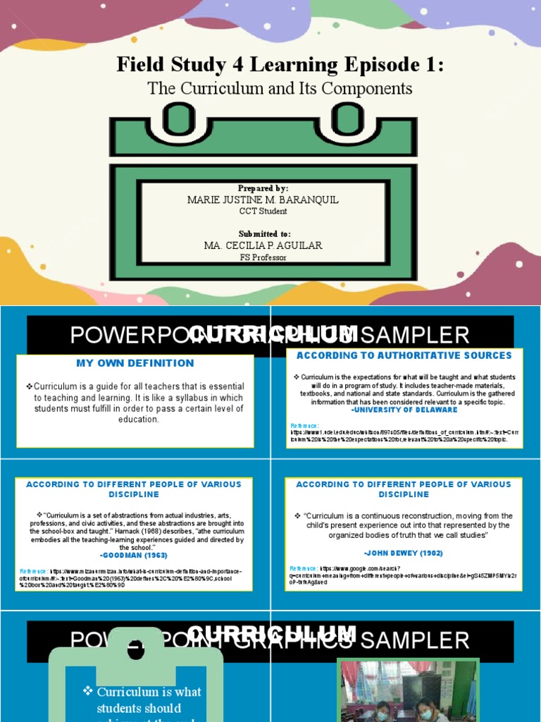FS4 EP1 Curriculum | PDF | Curriculum | Schools