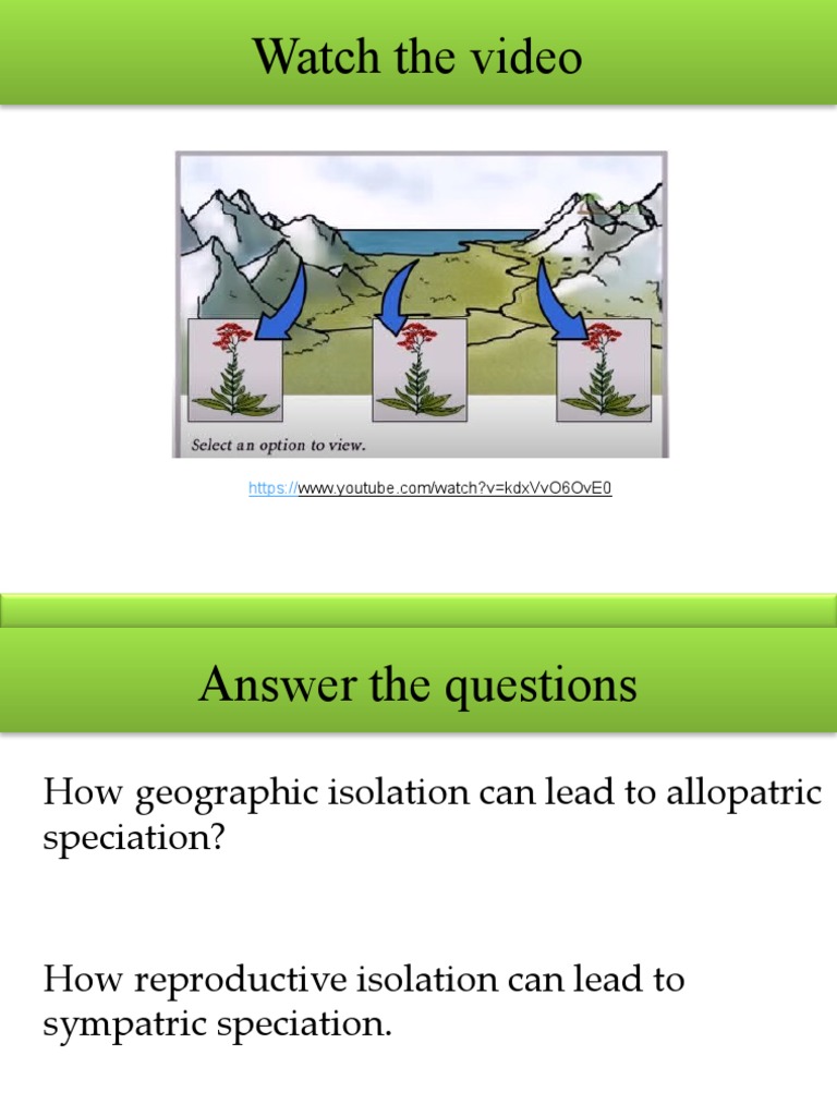 New - Mechanisms of Speciation | PDF | Species | Evolution