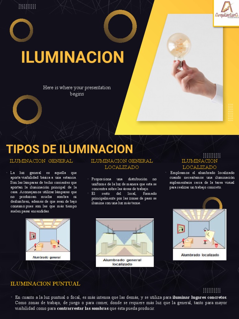 Tipos de Iluminacion | PDF | Encendiendo