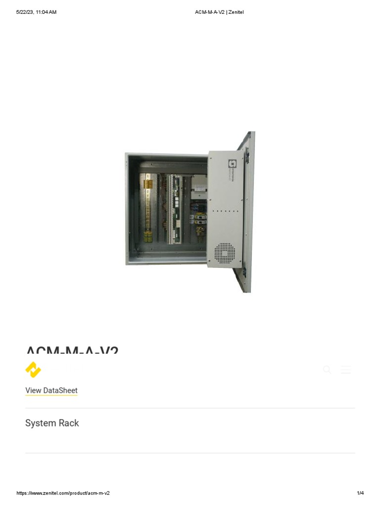 ACM-M-A-V2 _ Zenitel Document | PDF | Download | Information Technology