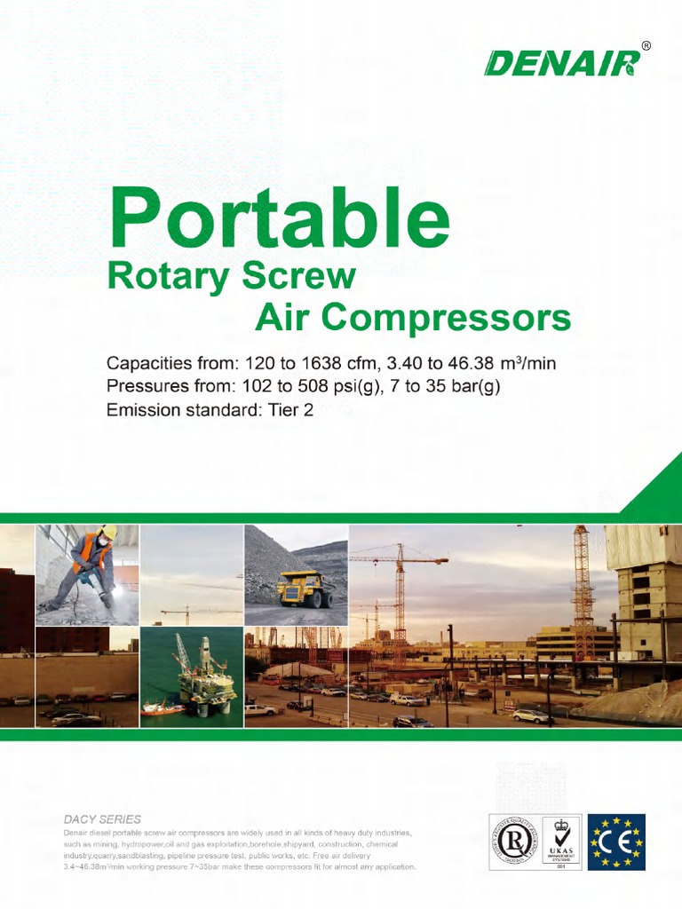 DENAIR Diesel Portable Air Compressor | PDF