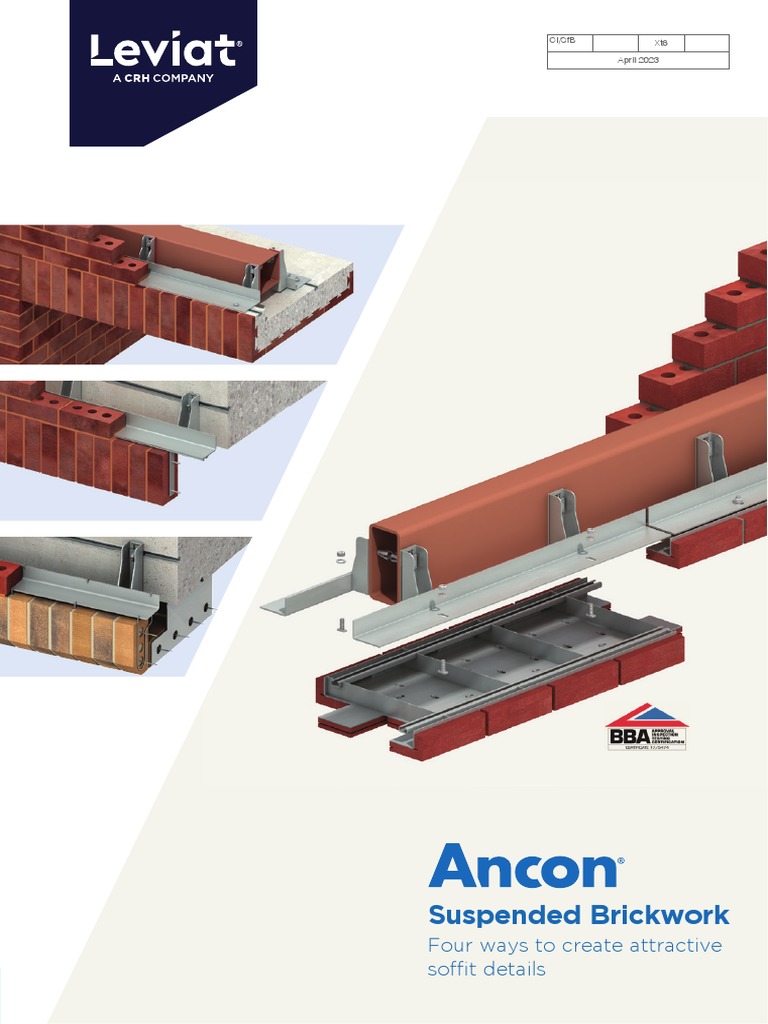 Suspended Brickwork Solutions PDF | PDF | Brick | Masonry