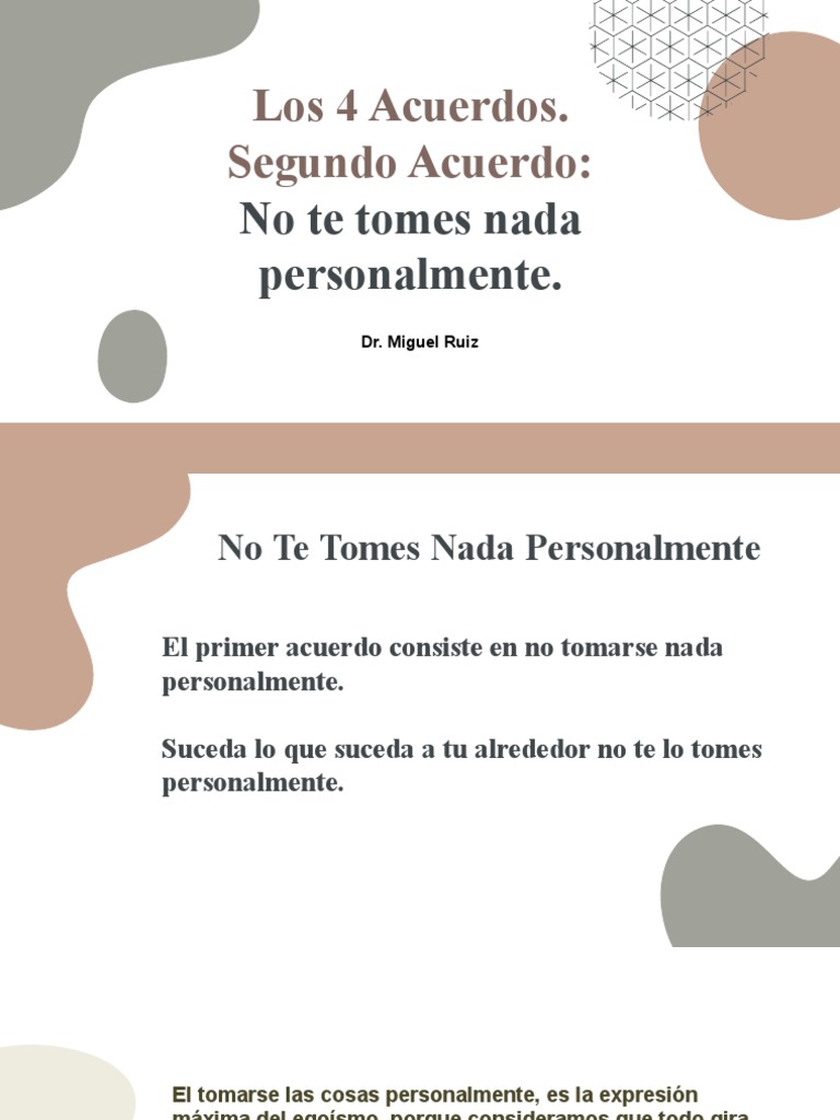 Segundo Acuerdo | PDF