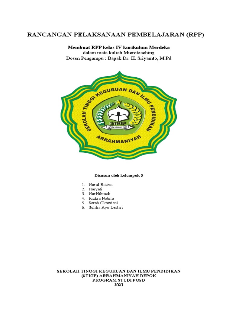 RPP Microteaching | PDF | Karier & Perkembangan