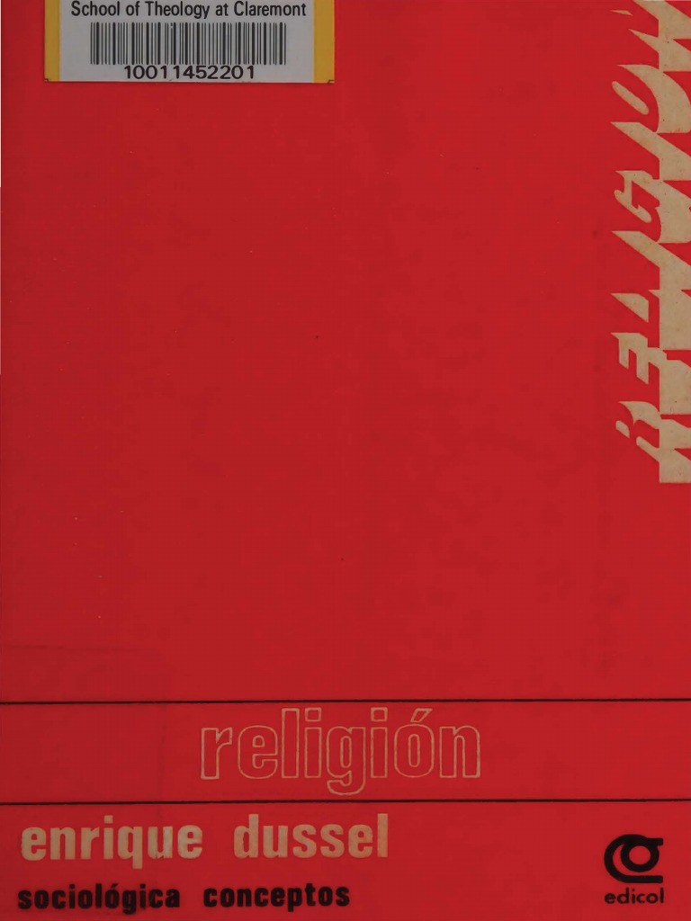 Enrique Dussel - Religión-Edicol (1977) | PDF | Ideologías | marxismo