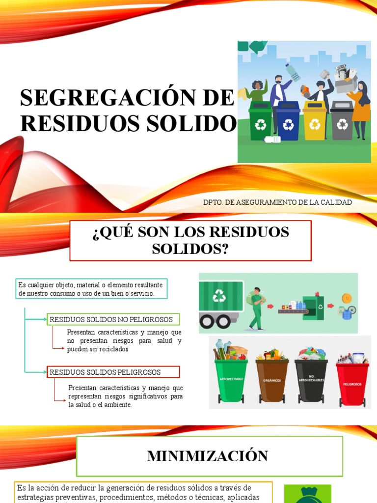 Segregación de Residuos Solidos | PDF | Residuos | Reciclaje