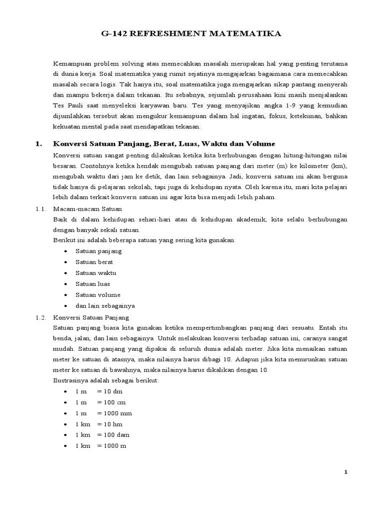 Refreshment Matematika - RefreshmentMatematika - 1613723332 | PDF
