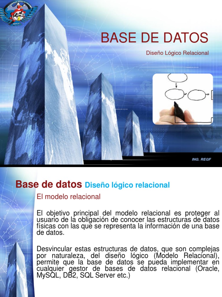 Clase 03 - BASE DE DATOS | PDF | Base de datos relacional | Bases de datos