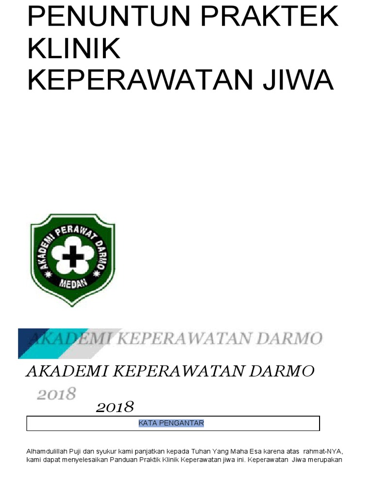 Penuntun Praktik Klinik Keperawatan Jiwa | PDF