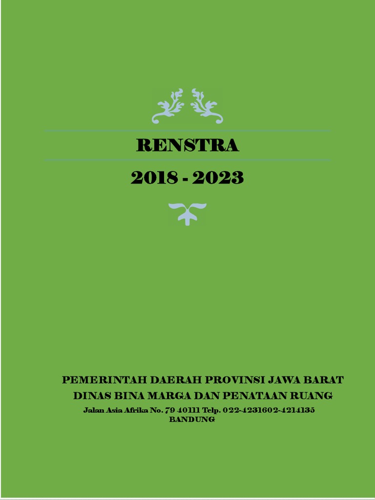 Renstra Jabar 2018 - 2023 | PDF | Bisnis